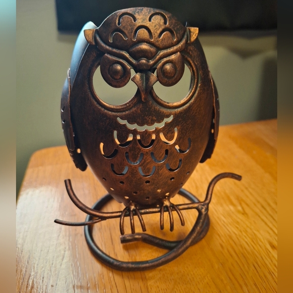PartyLite | Other | Rustic Owl Jar Candle Holder | Poshmark